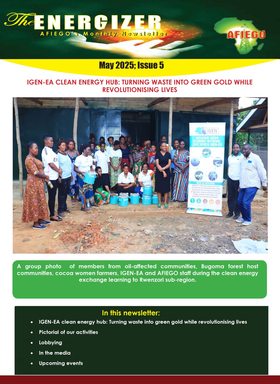 AFIEGO’s May 2025 newsletter